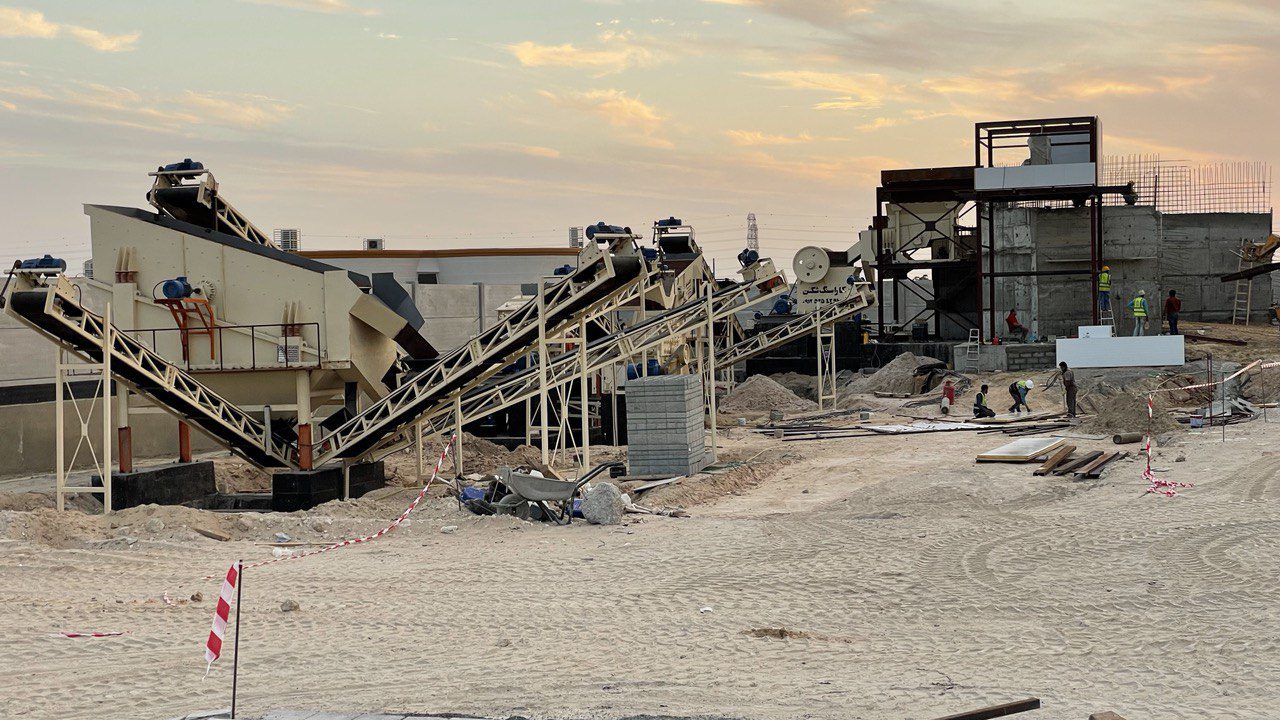 Crusher project of Al-Arish Company (Dubai, UAE) - کارا معدن آپادانا